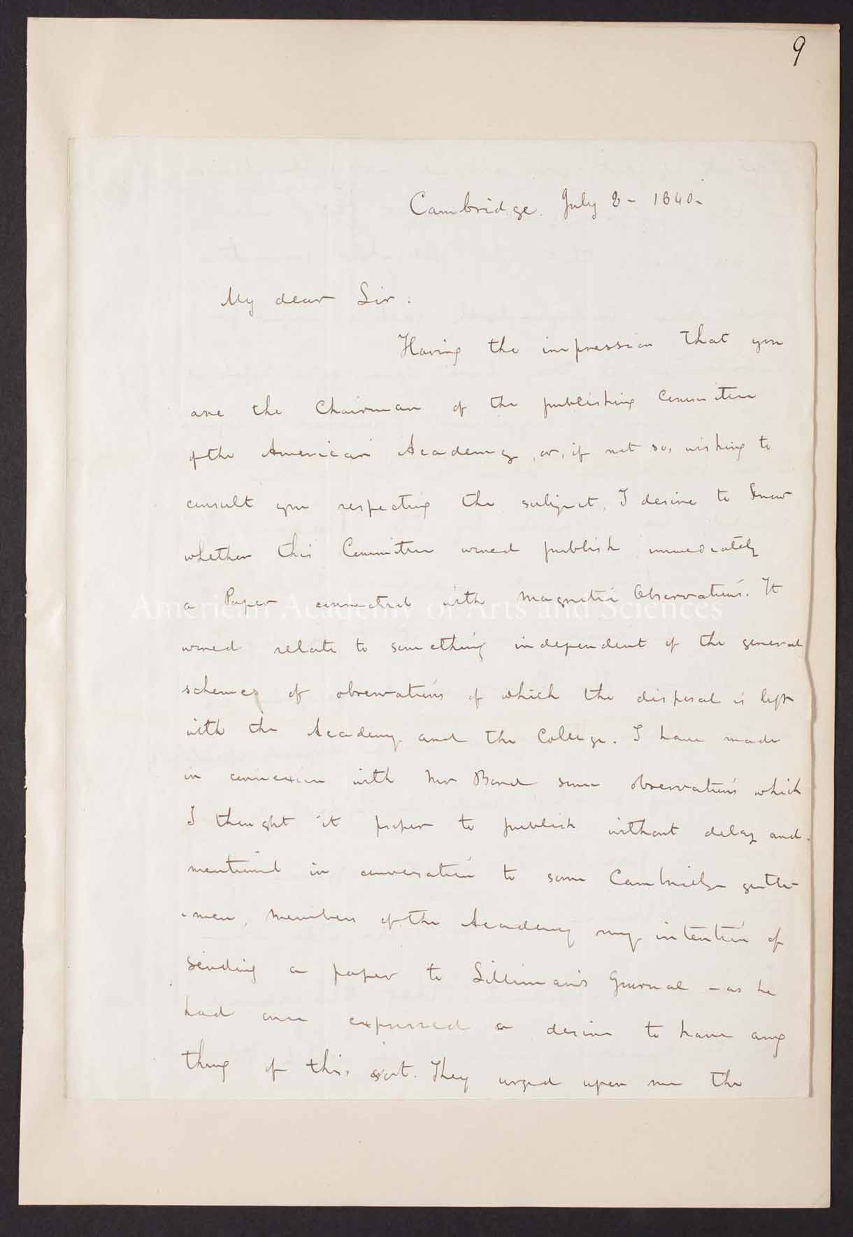 RG I-B-1: General records. Letterbooks — Bound. Volume 05 | American ...