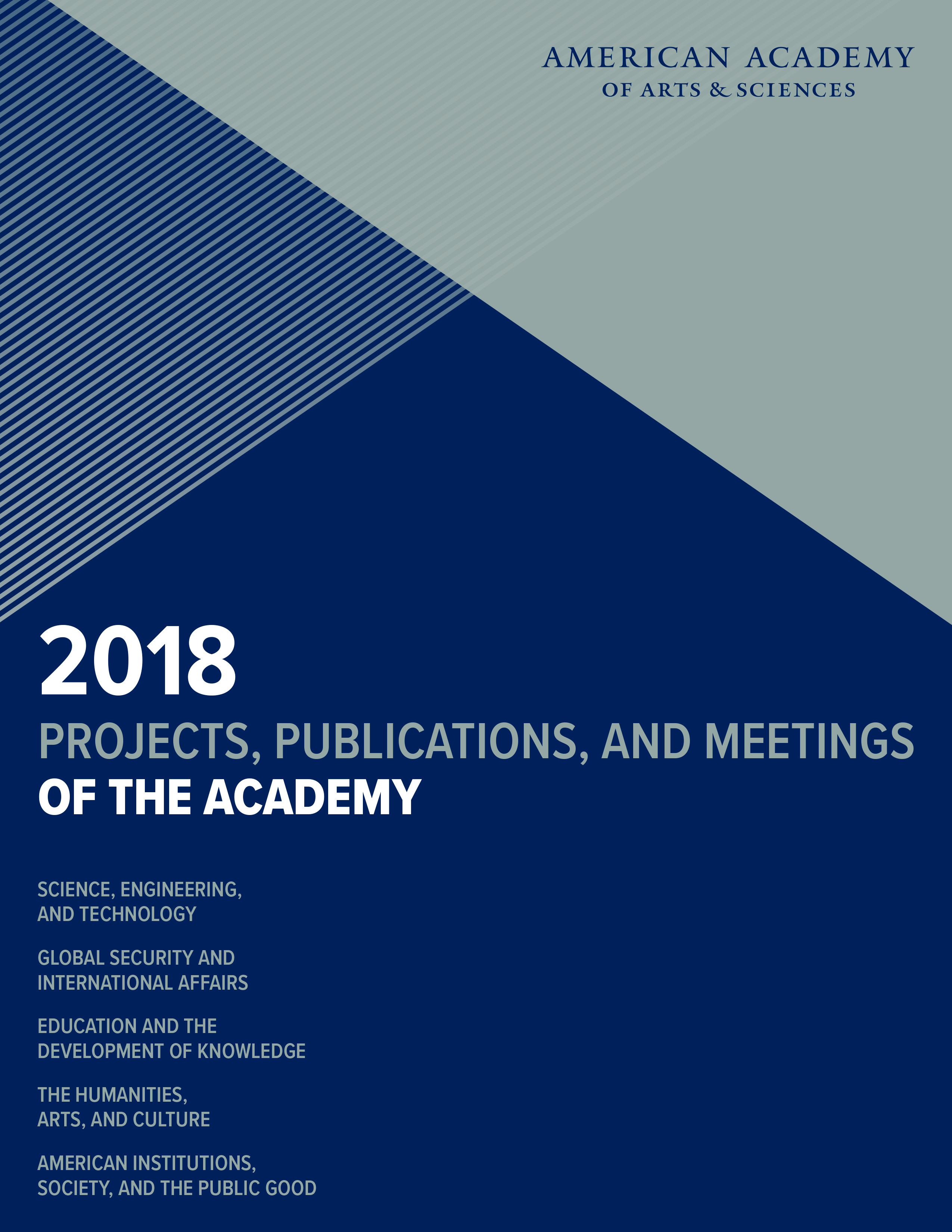 2018 Publications | The American Academy of Arts and Science
