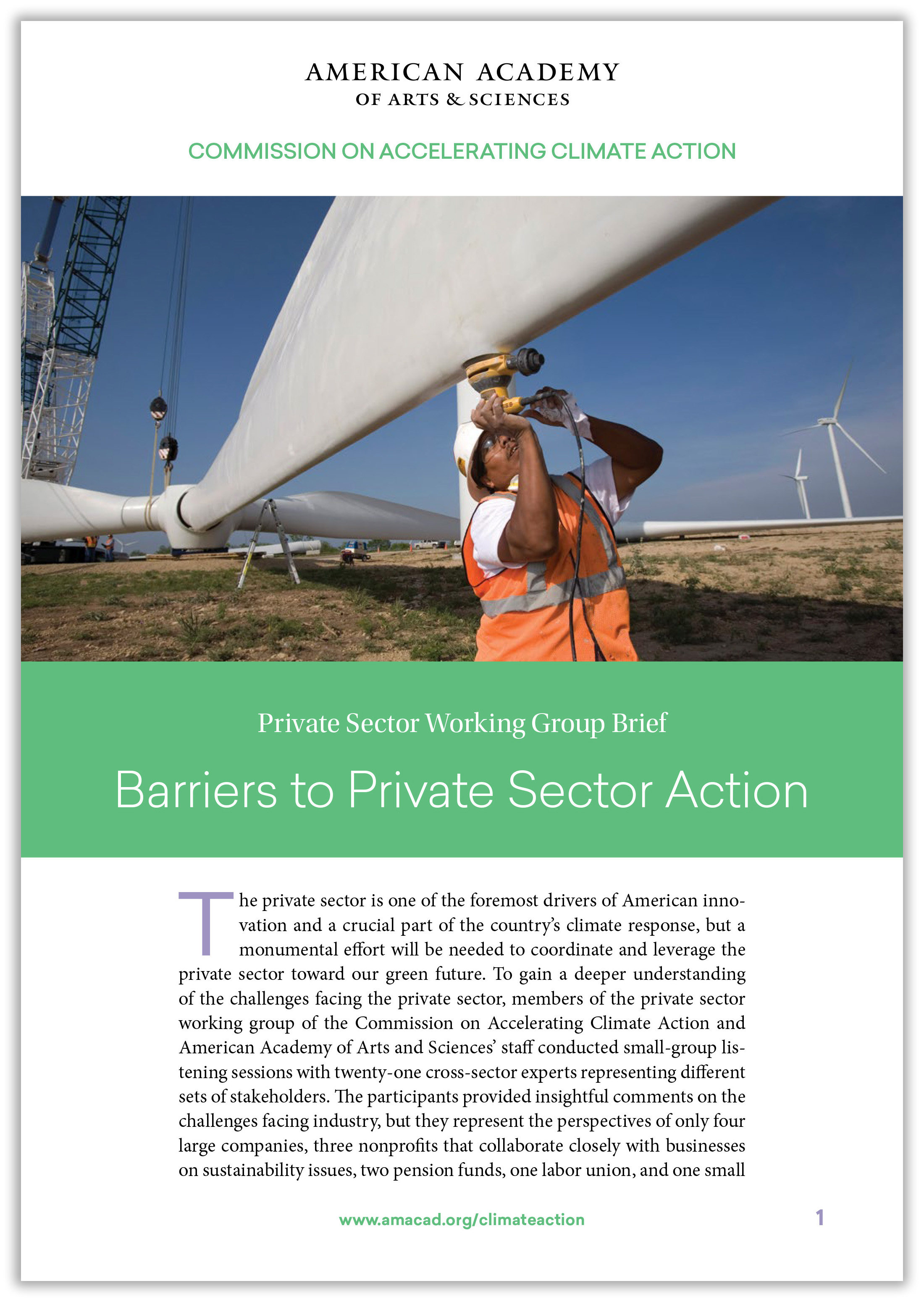 Private Sector Climate Action | Industrial Decarbonization